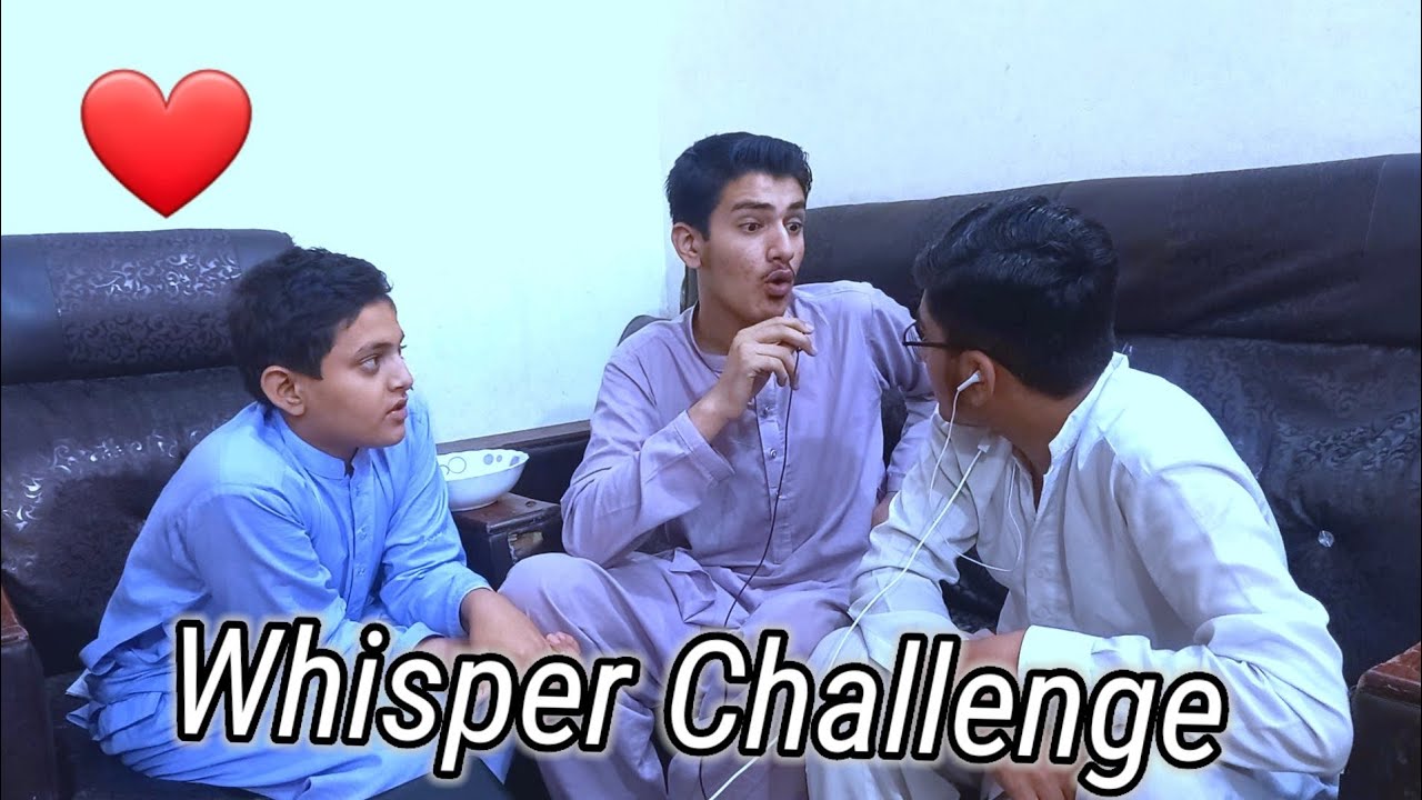 Whisper Challenge | Full Comedy Video | Funny Video | Home Vlogs tj 😀 ...