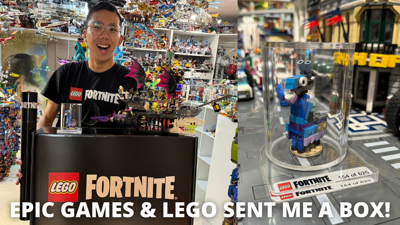 LEGO Sent Me a FORTNITE Influencer Box with Exclusive Items! - YouTube