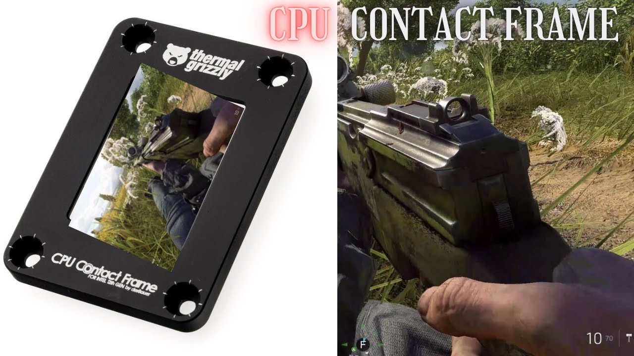 LGA 1700 / I9 12900K THERMAL GRIZZLY CPU CONTACT FRAME - BF V | HIGH ...