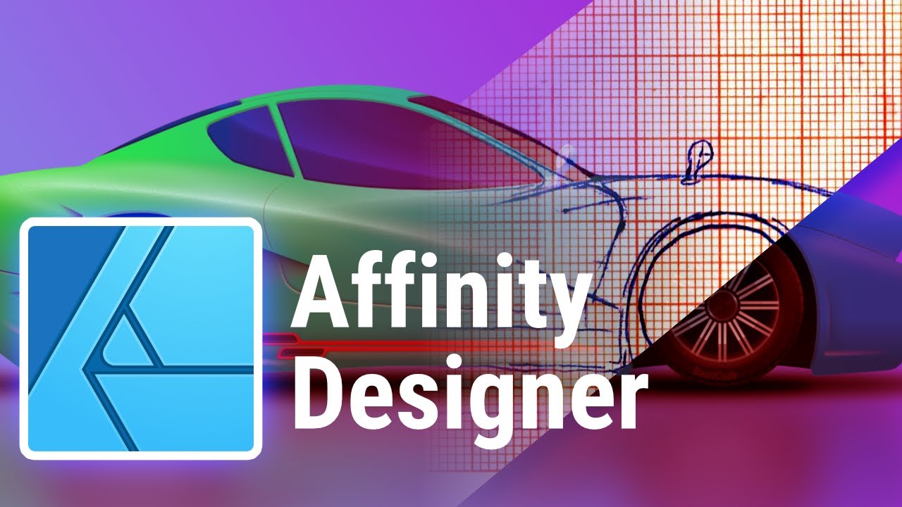 Affinity Designer. Car Design. Time Lapse - YouTube