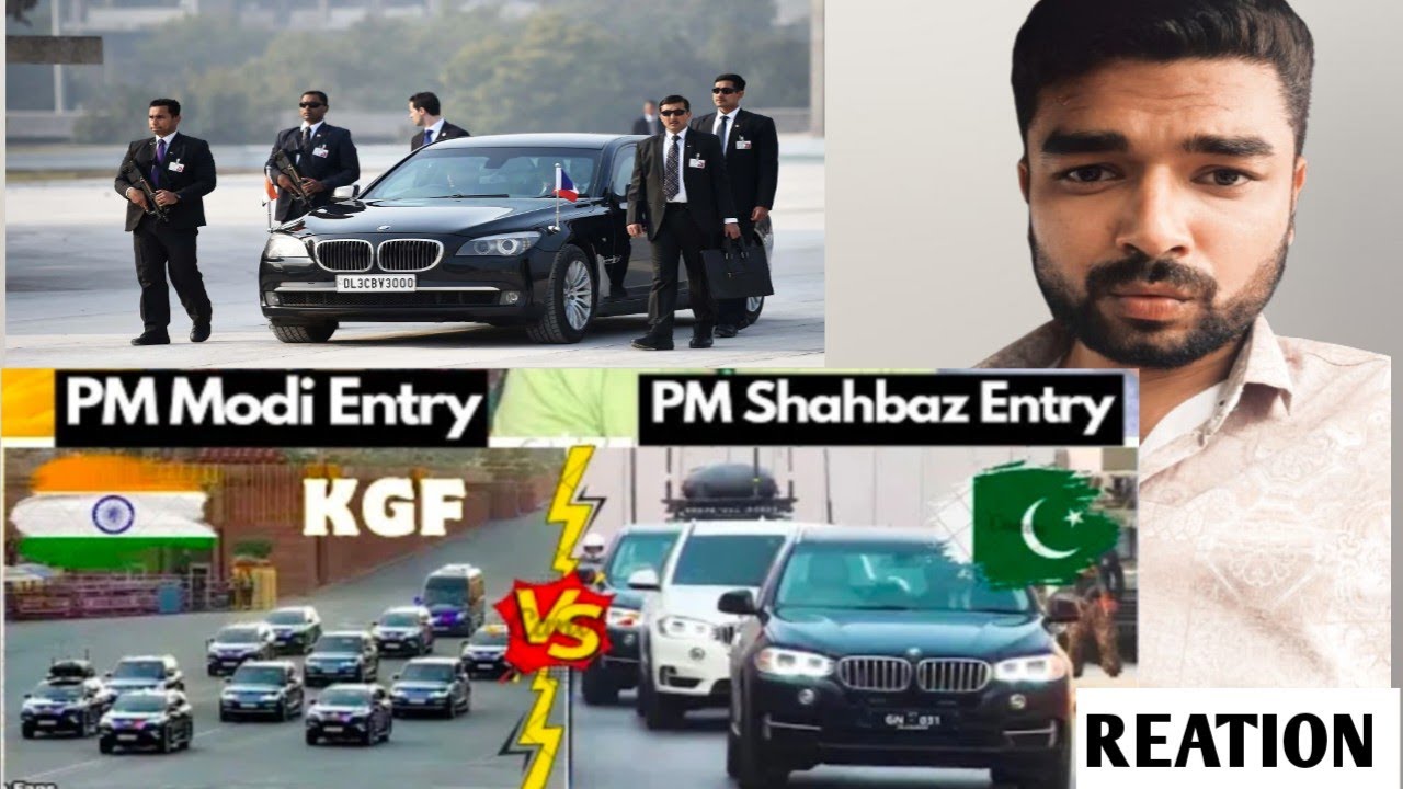 PM Modi Protocol Vs PM Shahbaz Protocol | Indian Vs Pakistan PM Cars ...