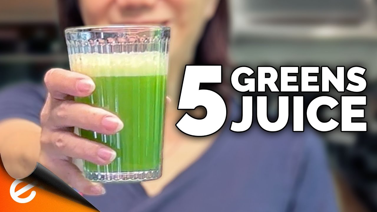 We have been drinking this for 15 YEARS – 5 Greens Juice | iEat Recipe ...