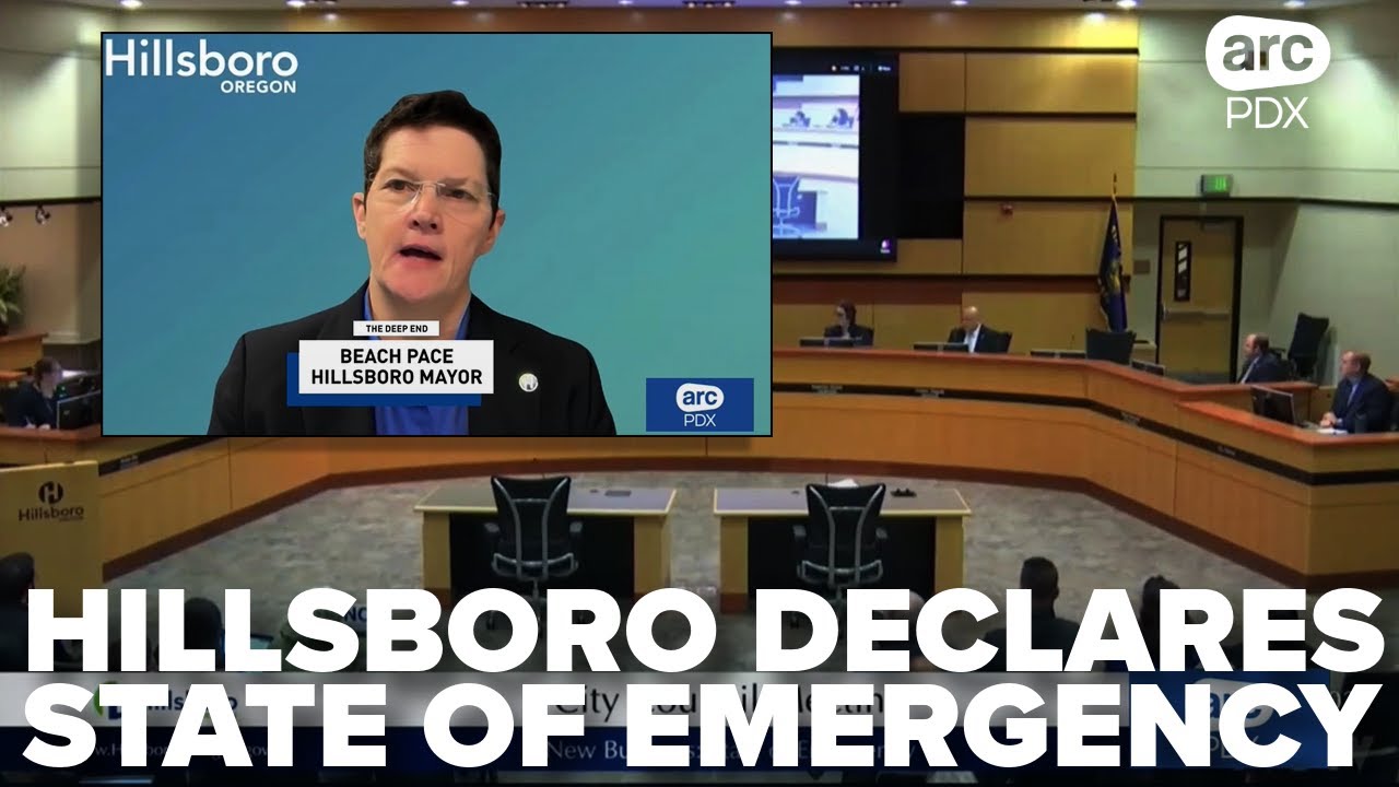 Hillsboro Mayor Beach Pace talks passing State of Emergency, urges ...