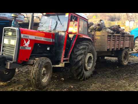 Massey Ferguson 285 S 8 Ton Yükle Dik Rampadan Çıkamıyor