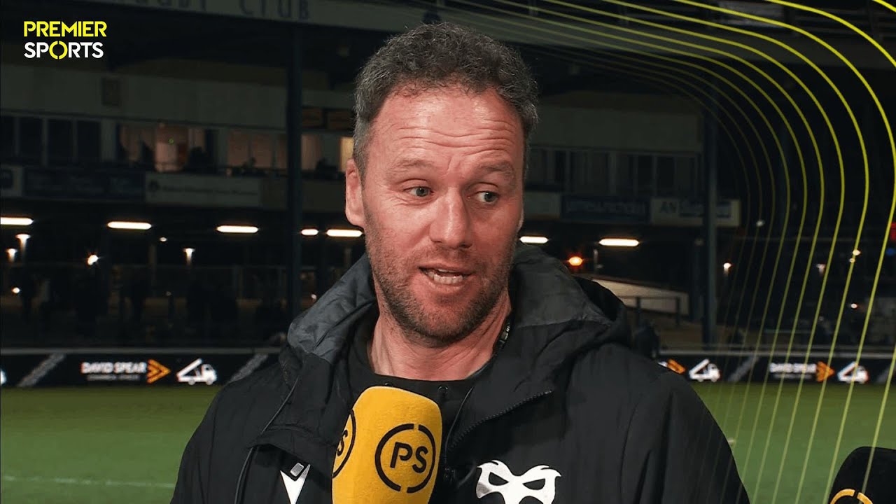 Mark Jones reacts after Ospreys' win against Ulster - YouTube