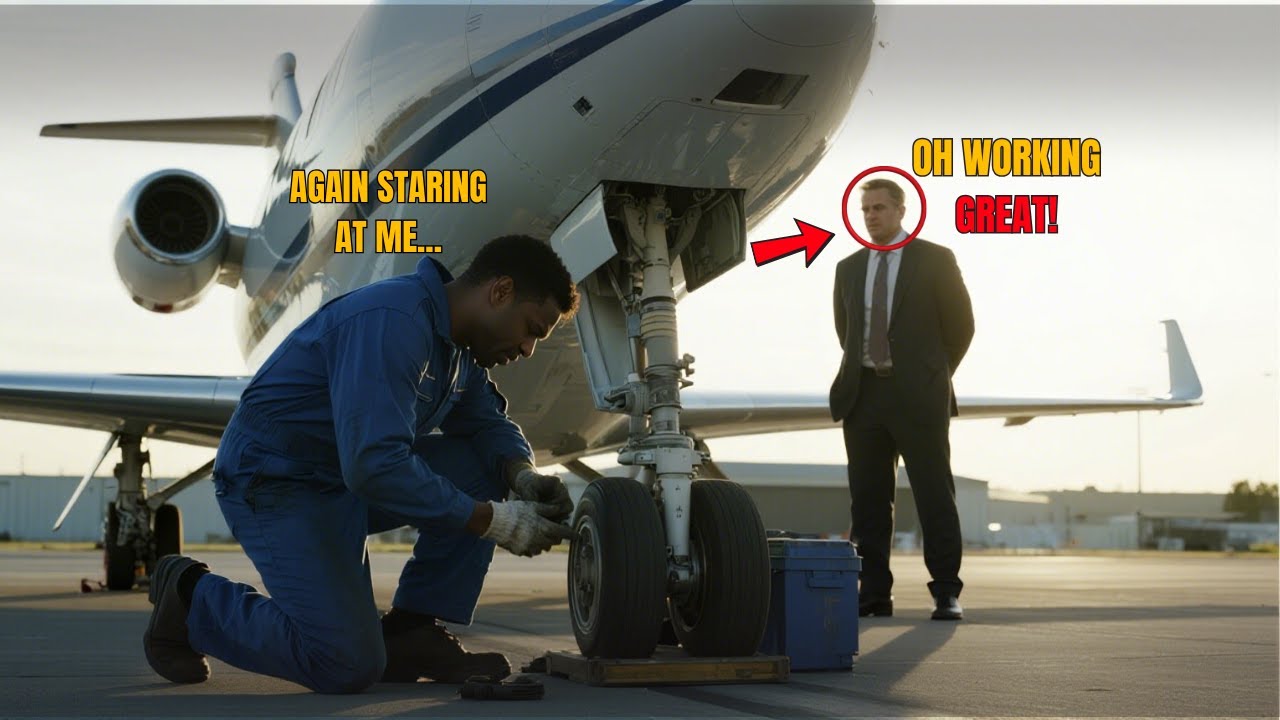 Poor Black Mechanic Was Fixing a Jet But the Billionaire Inside Changed ...