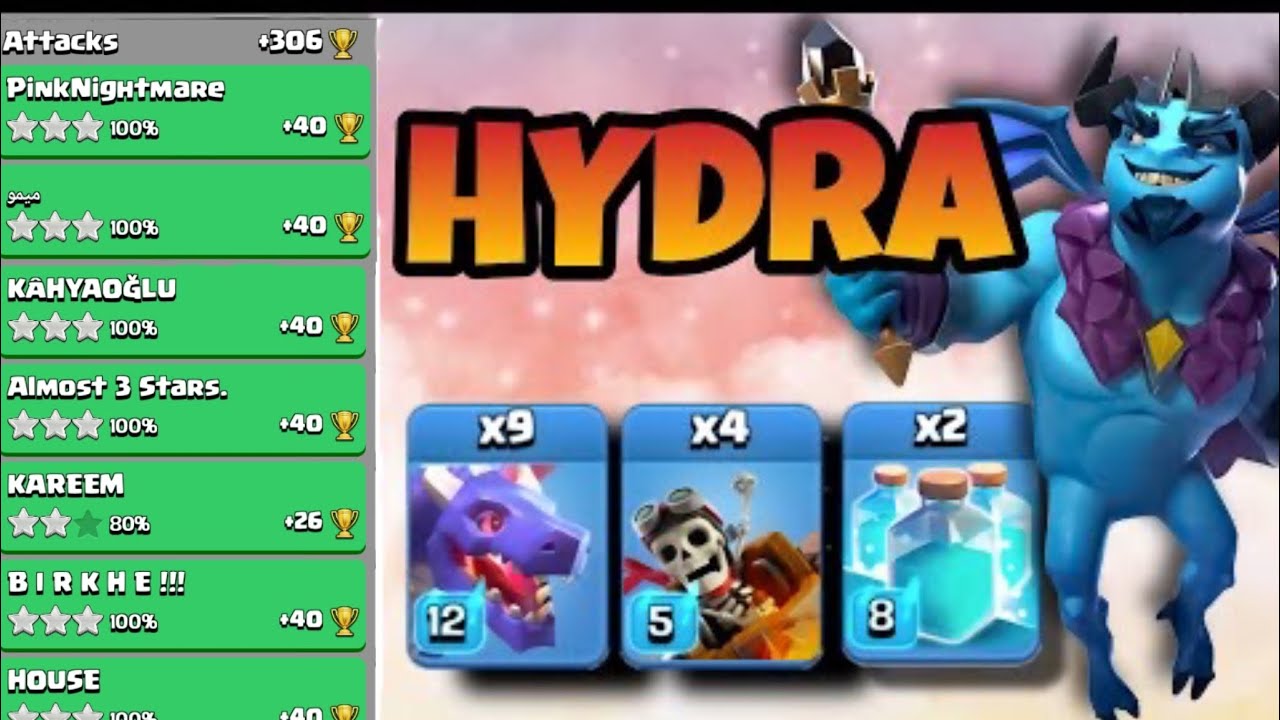 TH17 Hydra OP with Minion Prince | Road to 6k ep2 - YouTube