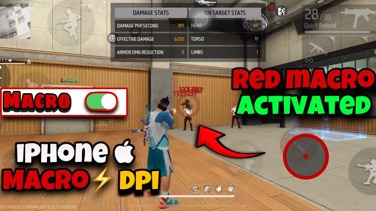 how to use macro in iPhone | iPhone macro setting ⚙️ free fire 🔥 ...