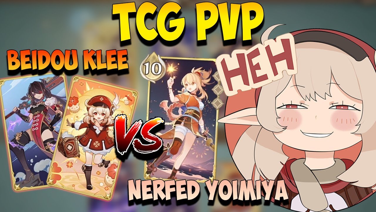 Klee Overload Deck VS Yoimiya Nerfed Overload Deck [TCG PVP] - Genshin ...