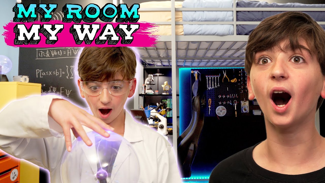 Robotics Whiz Kid Transforms His Room Into a SCIENCE LAB! | MY ROOM MY ...
