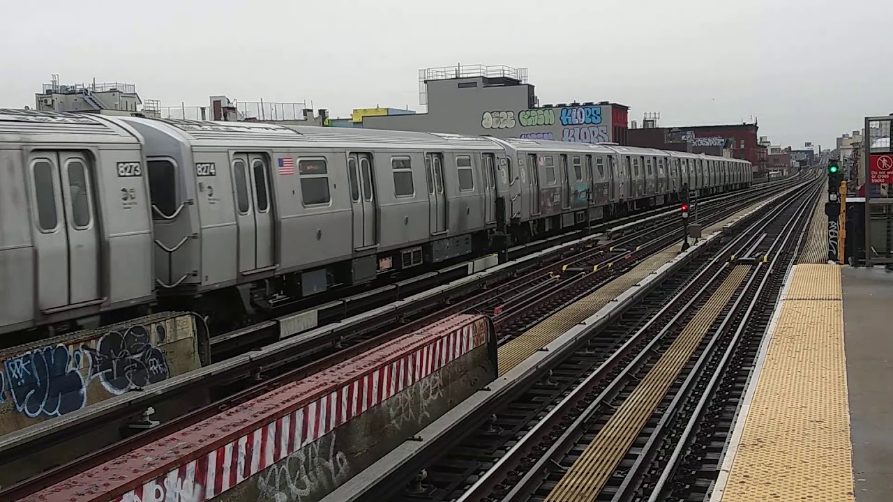 [MTA]:Manhattan Bound Kawasaki R143 (Z) Skip- Stop Train Bypassing ...