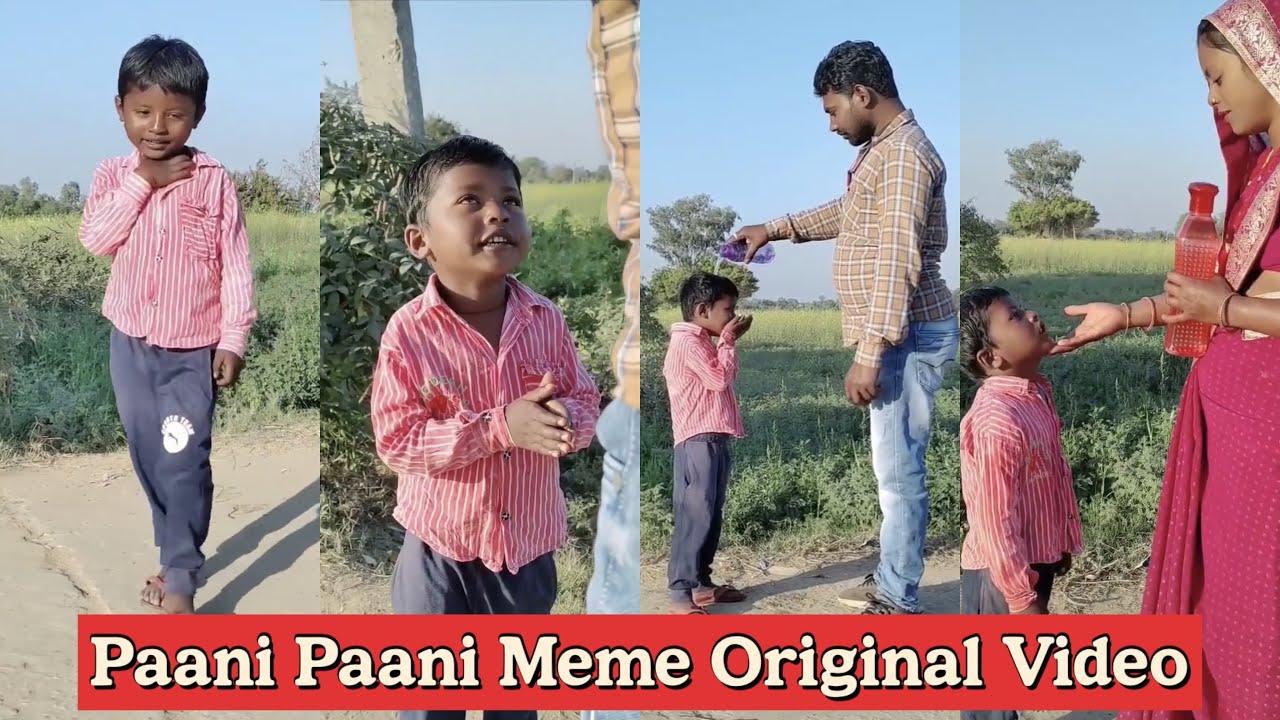 Paani Paani Meme Original Video | Paani Paani Paani Uncle ji Paani Pila ...