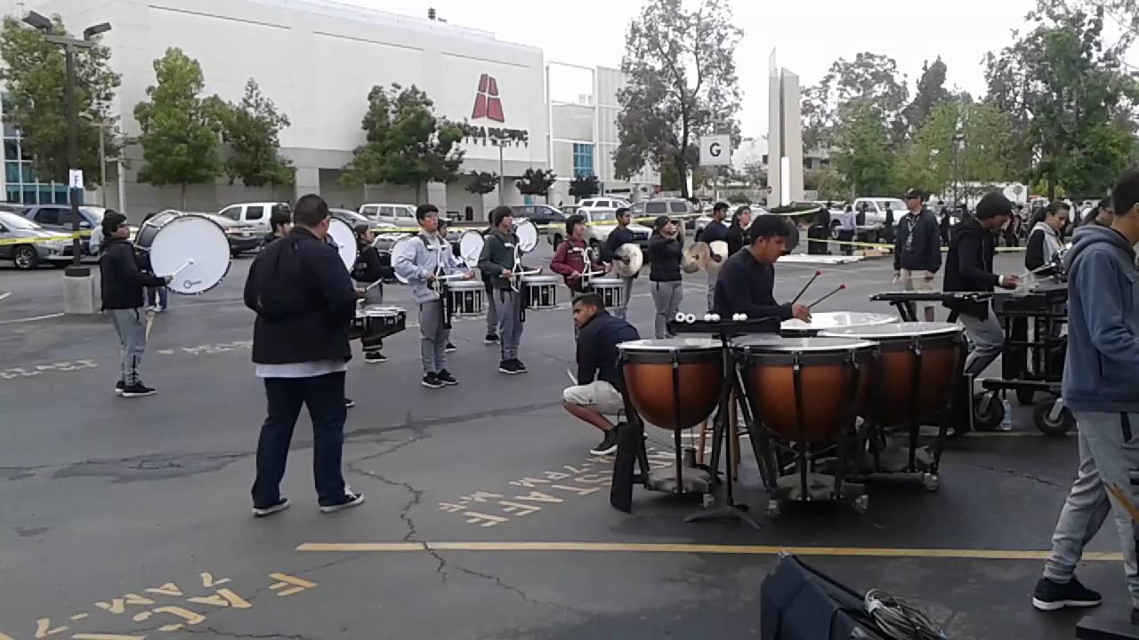 Workman HS Indoor Drumline 2015-2016 Mvt. 2 In the Lot - YouTube
