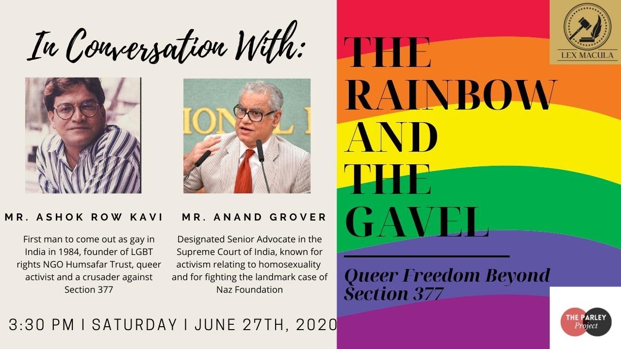 Rainbow and the Gavel - Celebrating #PrideMonth with Ashok Row Kavi and ...