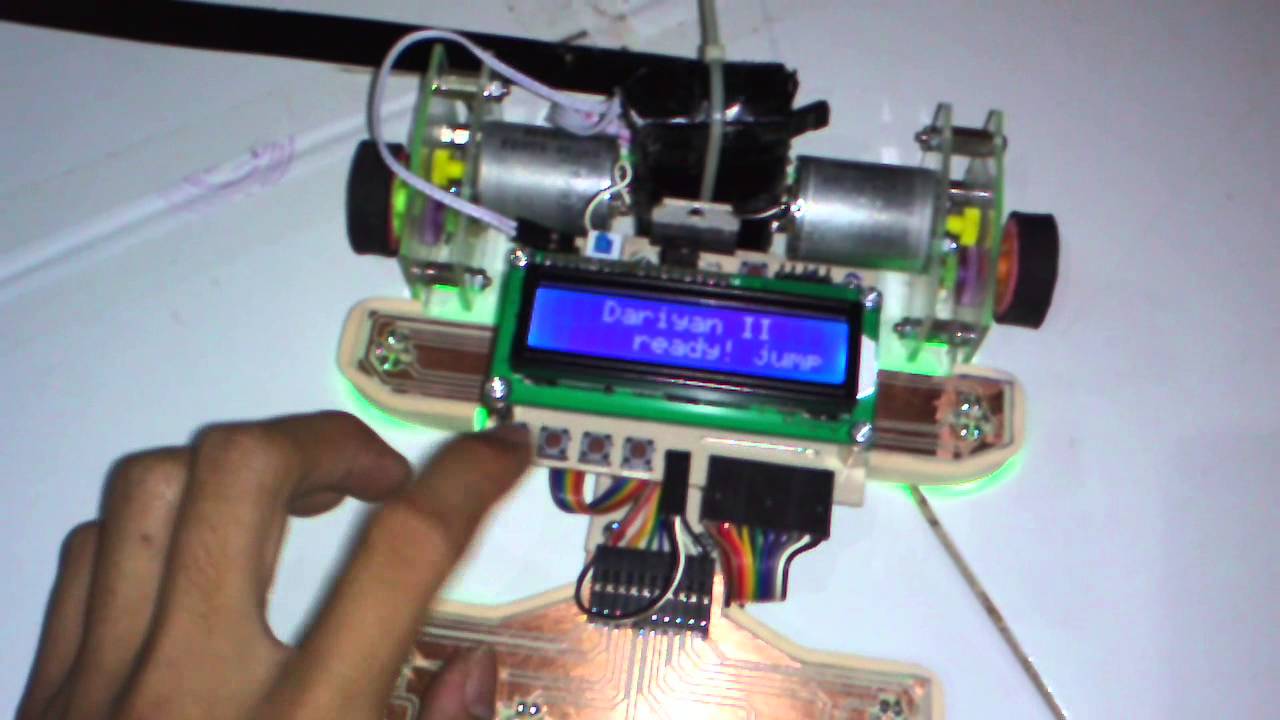 Line Follower Dariyan II mode Path Planning - YouTube