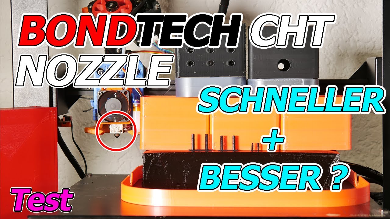 Bondtech CHT Nozzle Test: Maximum Speed am Anycubic Mega X ohne ...