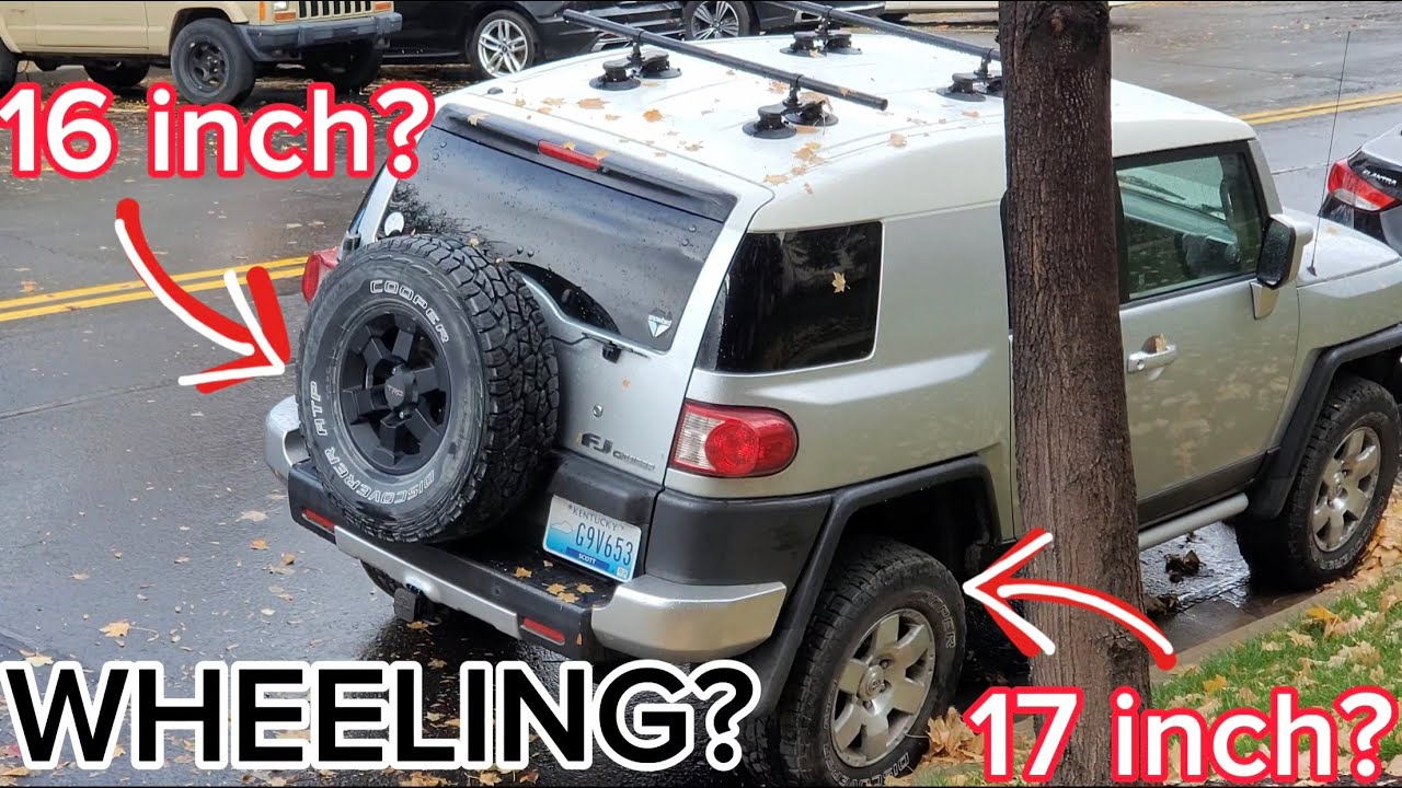 Wheely big wheels? 16 and 17 inch wheels compared. - YouTube