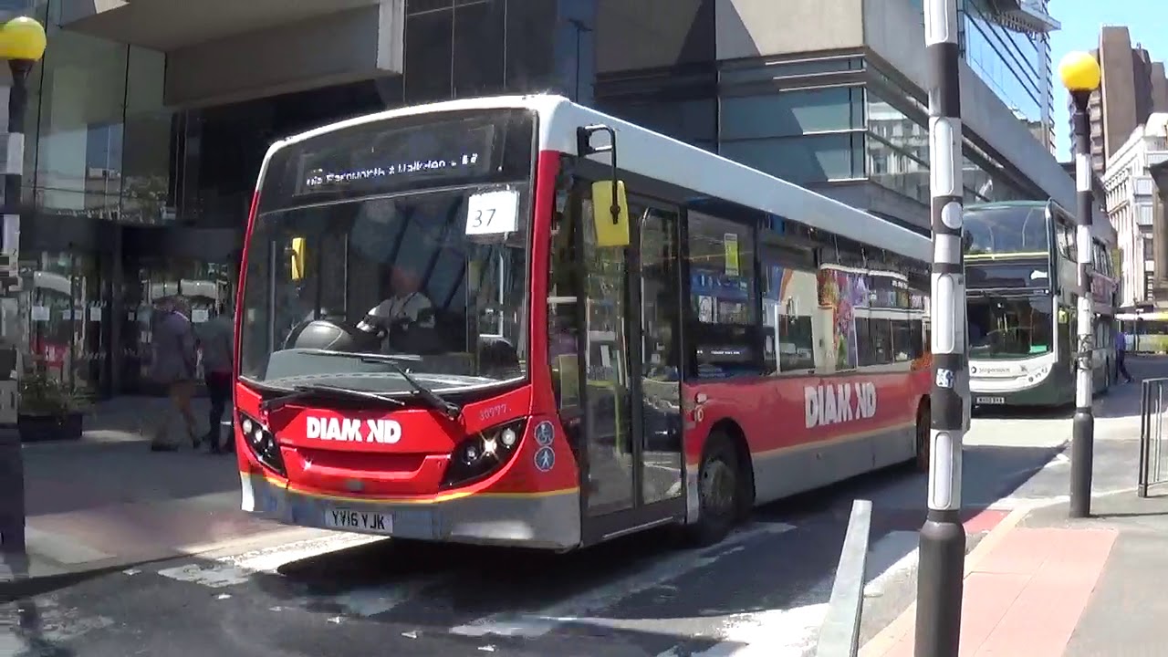 Red Diamond Bus Manchester Piccadilly Buses - - YouTube