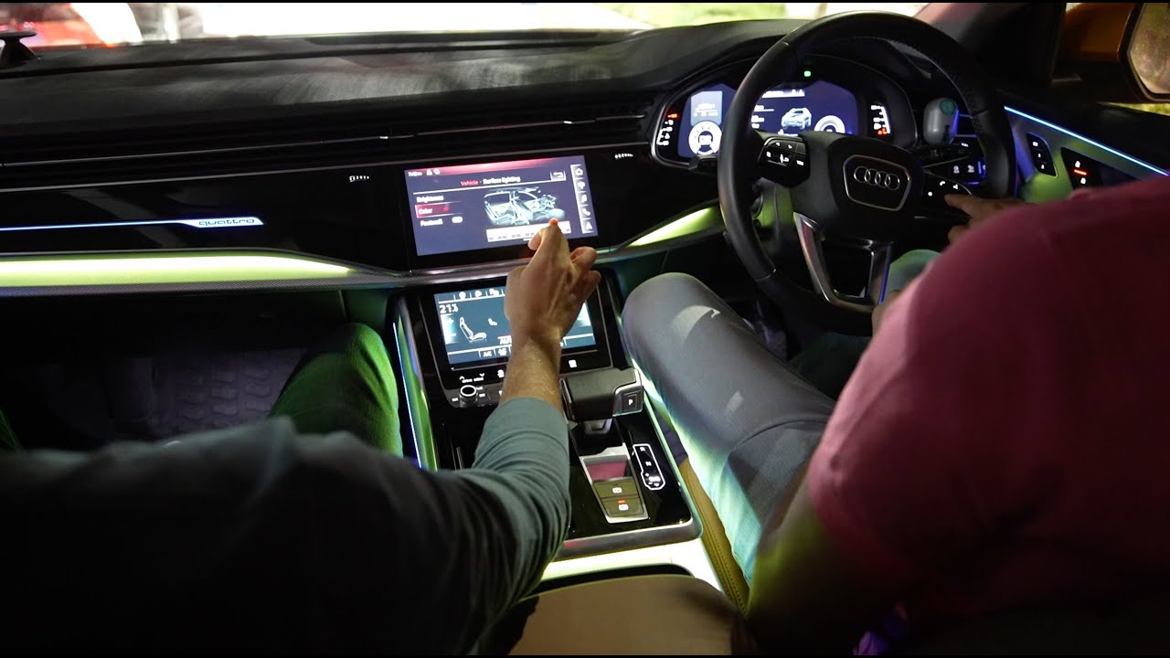 Audi Q8 Interiors in the night are Lit 🔥 🔥 - YouTube