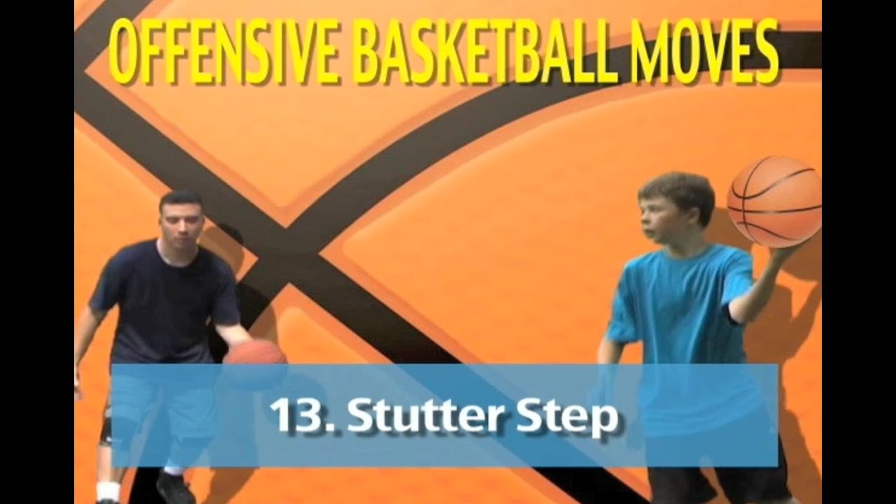Basketball Move, Stutter Step: a move used for changing pace, deceiving ...