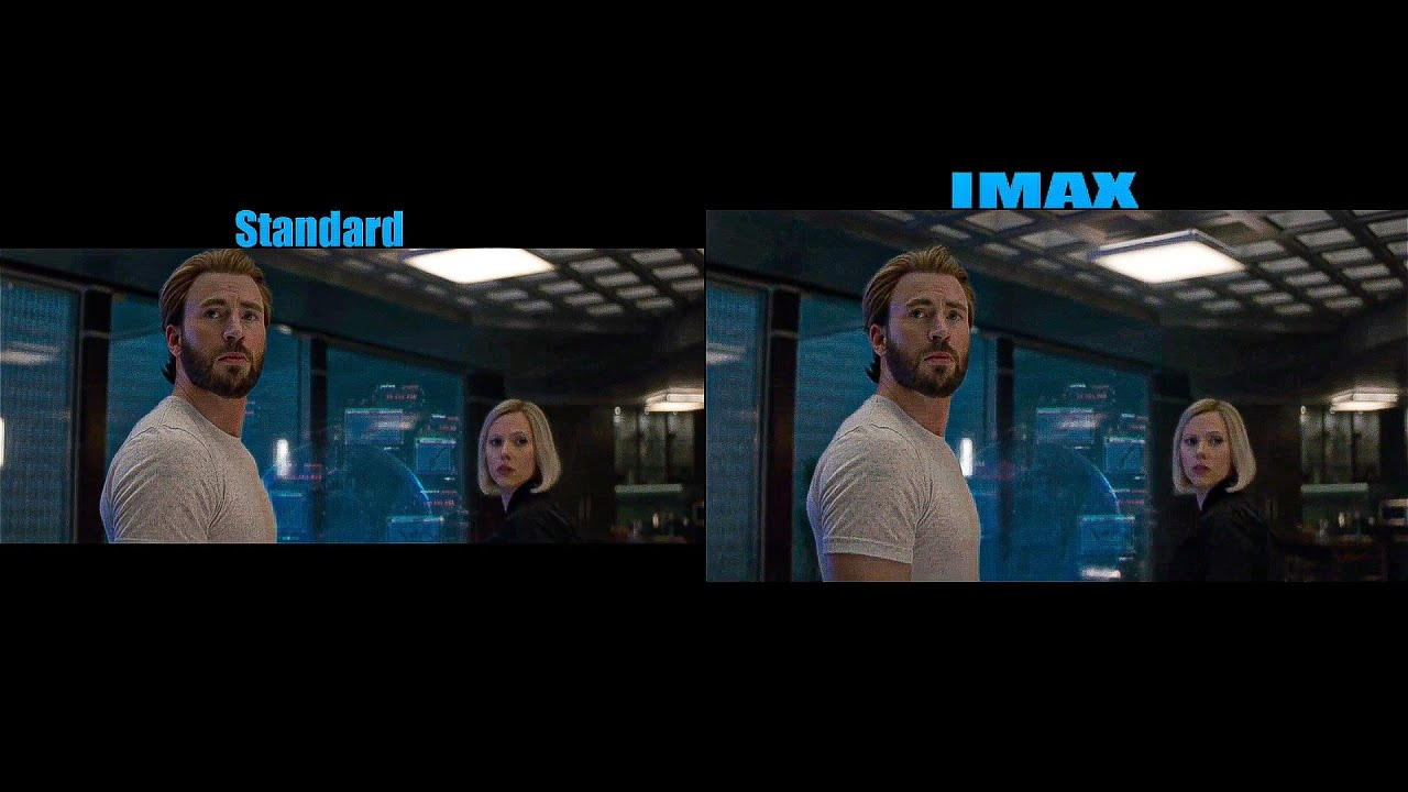 Captain Marvel Post Credit Standard VS IMAX Comparison - YouTube