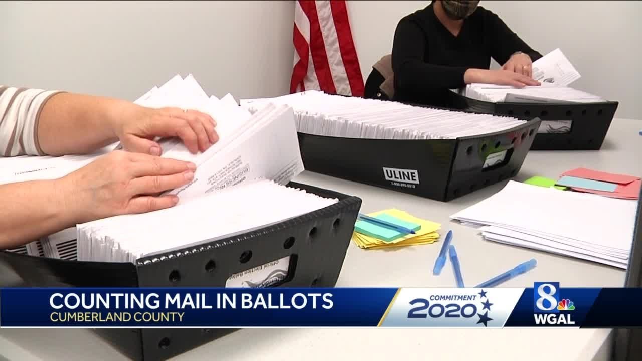 Mail-in ballot counting begins in Cumberland County - YouTube
