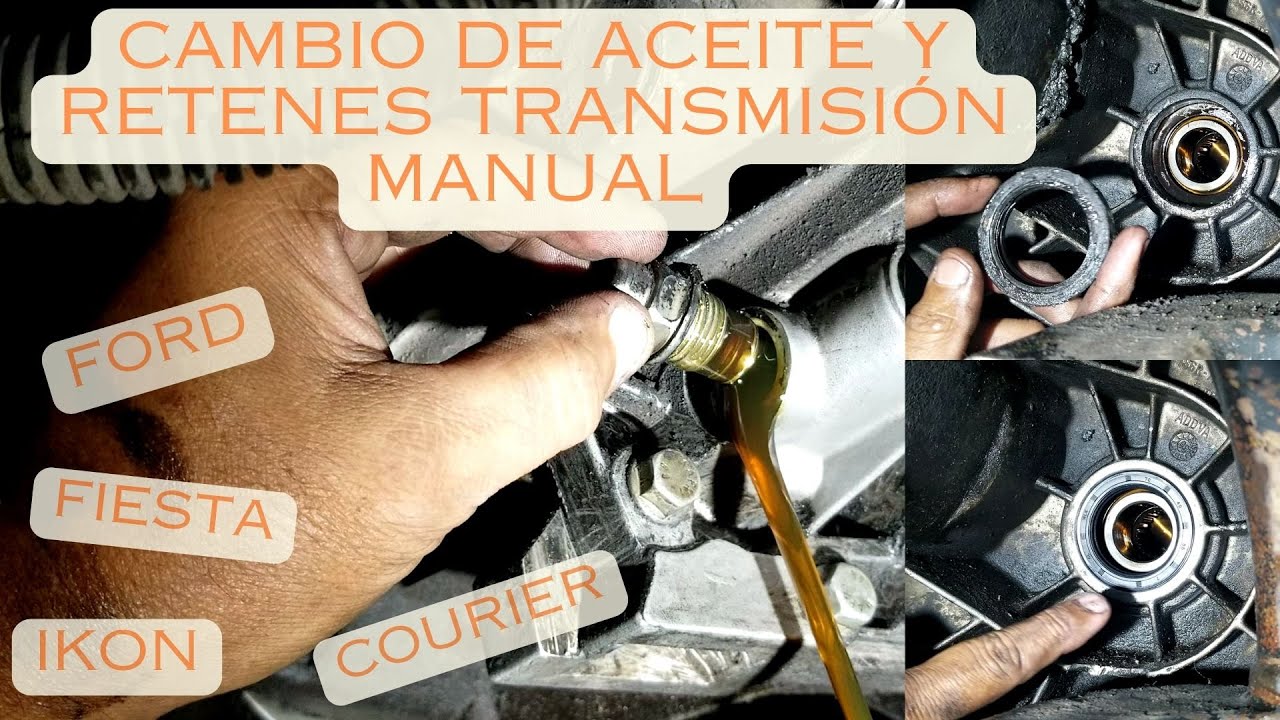 Cambio de Aceite y Retenes de Transmisión Manual - YouTube