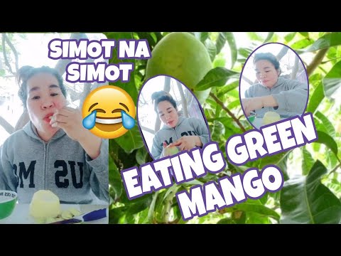 EATING GREEN MANGO SIMOT NA SIMOT HAHAHA| EMZ ARFIC VLOG - YouTube