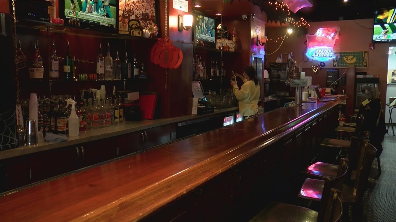 Bars opening in Iowa City - YouTube