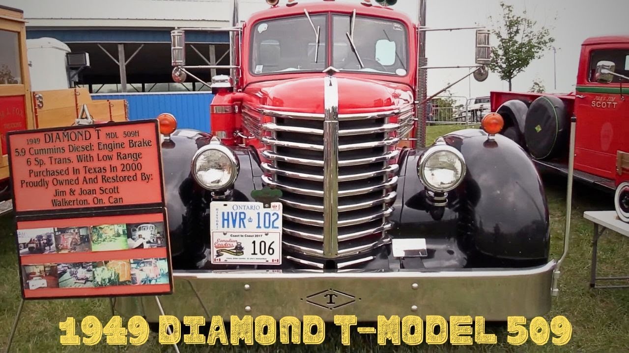 Vintage Truck 1949 Diamond T-Model 509 Review | TruckTube - YouTube
