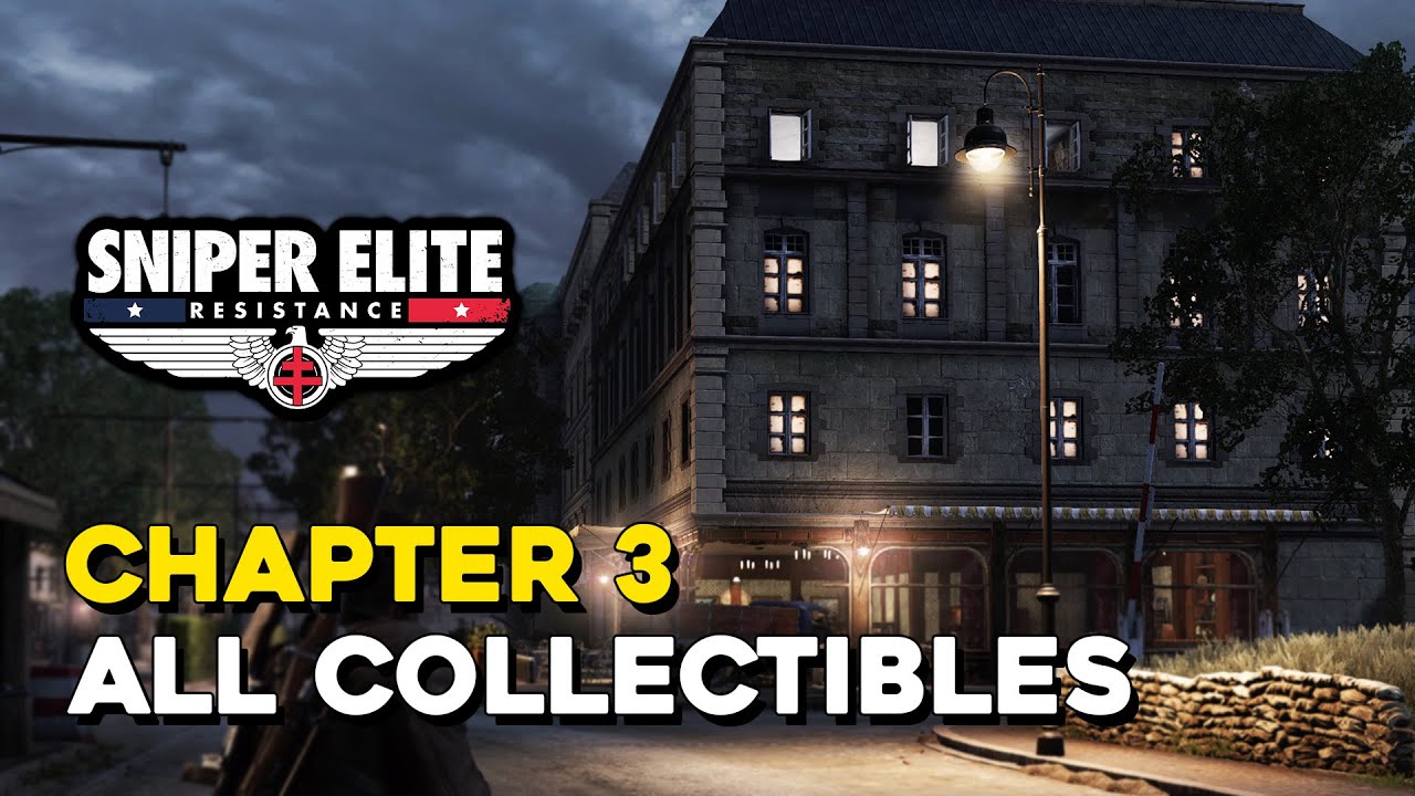 Sniper Elite Resistance Chapter 3 Sonderzuge Sabotage All Collectible ...