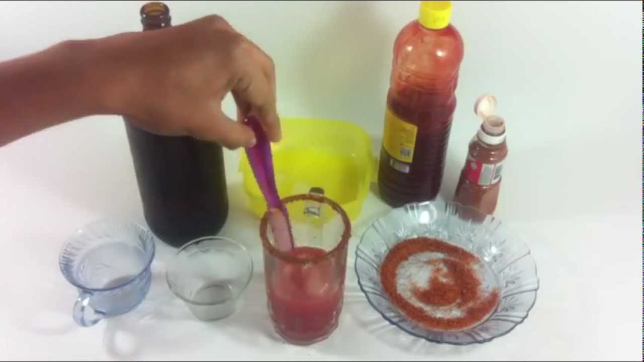Cómo hacer chamochela - Bebida mexicana - YouTube