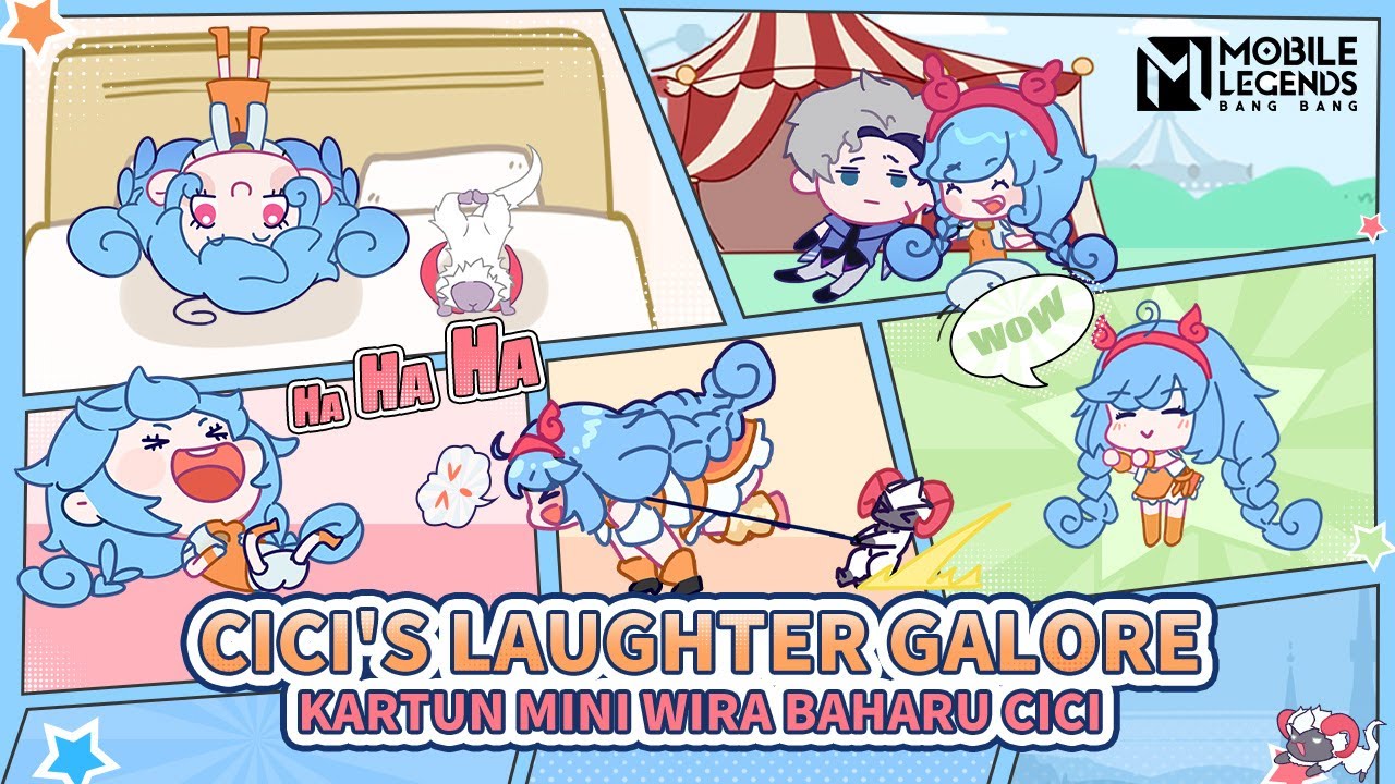 Gelak Ketawa Cici | Cici | Kartun Mini Wira Baharu Cici | Mobile Legends: Bang Bang - YouTube