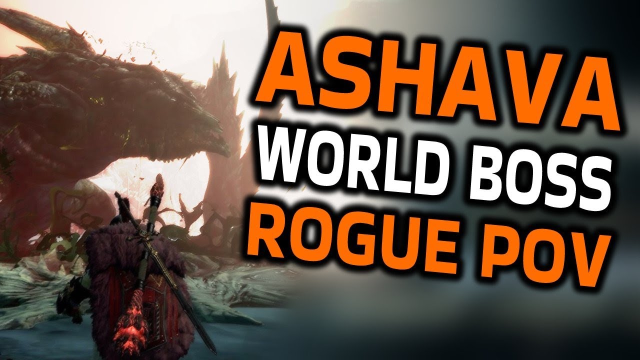 DIABLO IV BETA - ASHAVA WORLD BOSS EVENT - ROGUE POV - YouTube