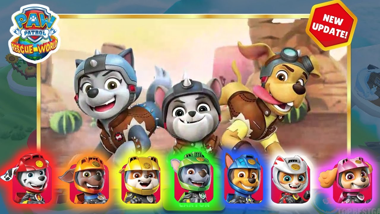 Paw Patrol Rescue World🏍🏍️🐈unlocked Wild Cat Pack 97 Hd Youtube