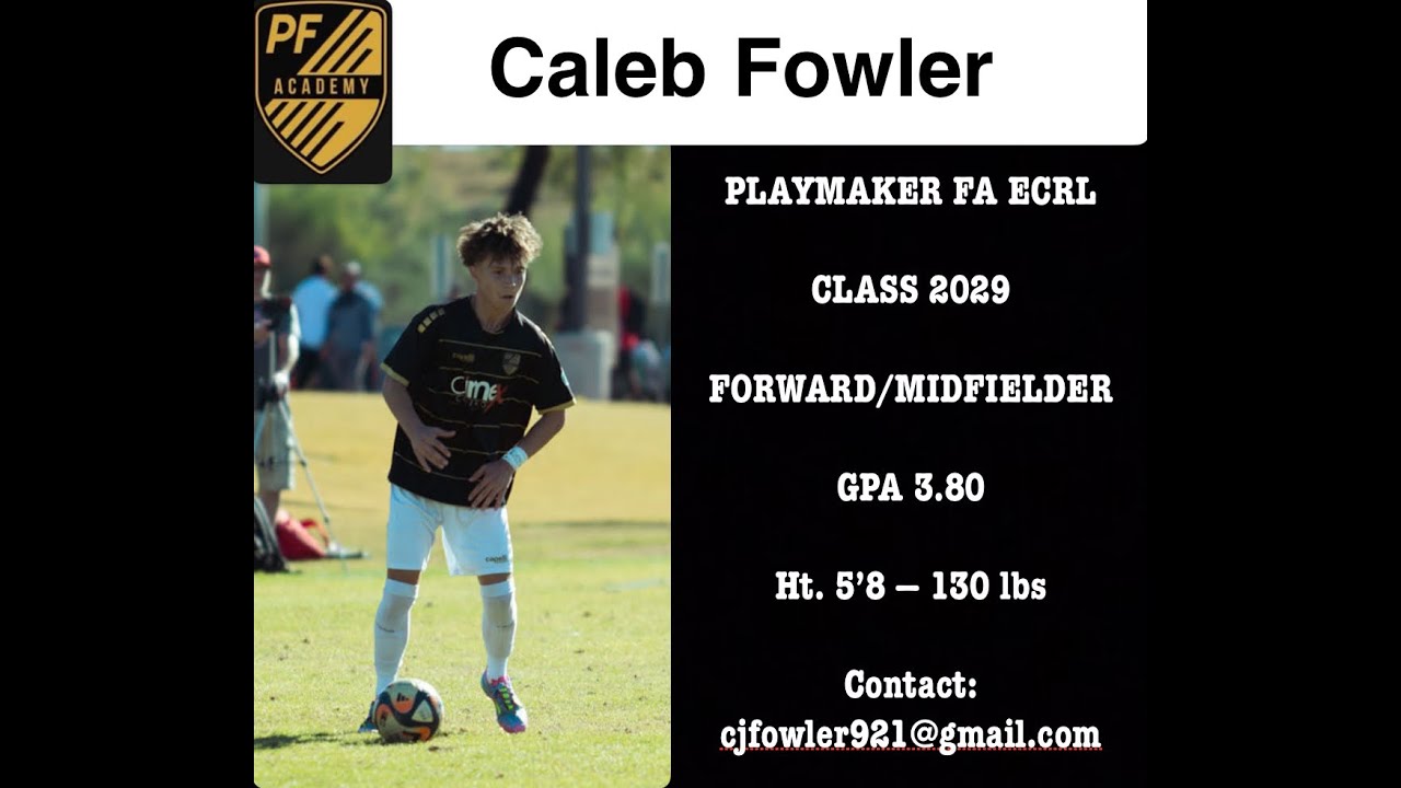 Caleb Fowler (2029) - Recruiting Soccer Highlight Video - Forward ...