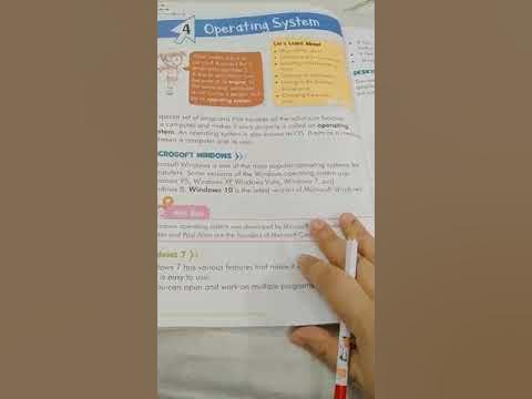 Class 3rd Computer chapter 4 Operating system - YouTube