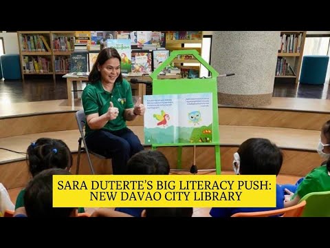 Sara Duterte’s big literacy push: New Davao City library - YouTube
