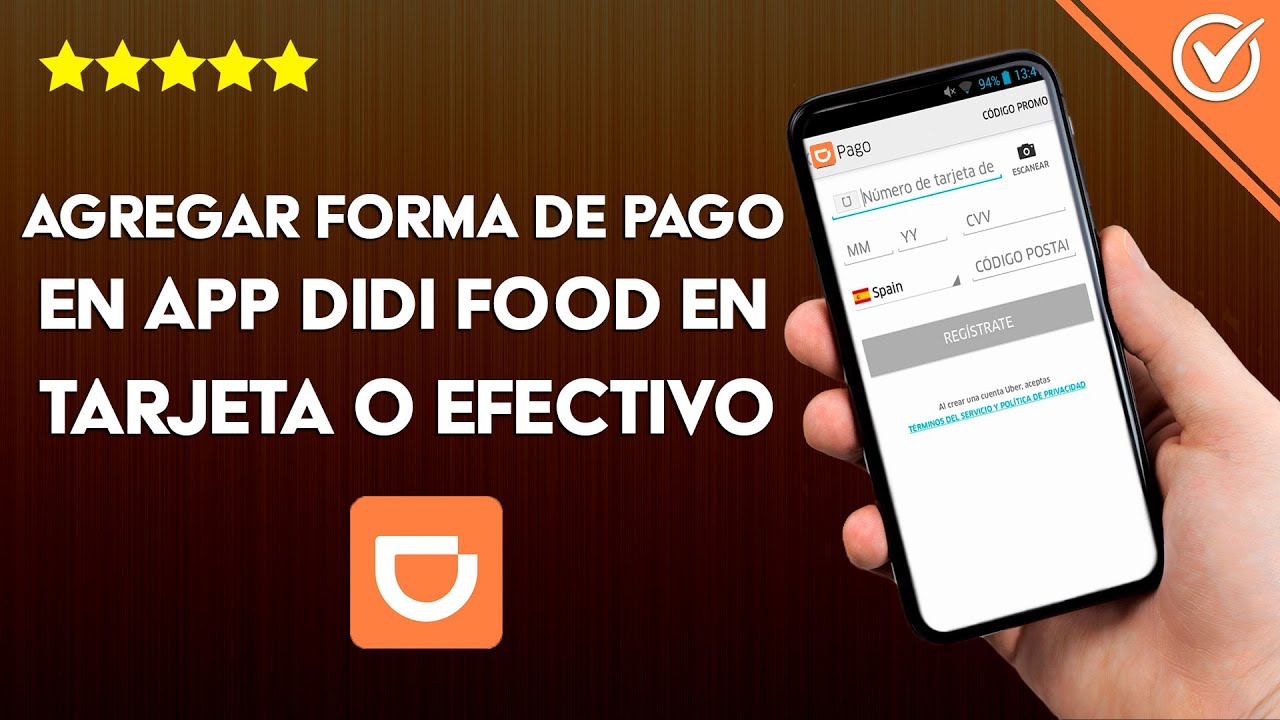 Cómo Agregar Formas de Pago en la App de DIDI Food en Tarjetas o ...