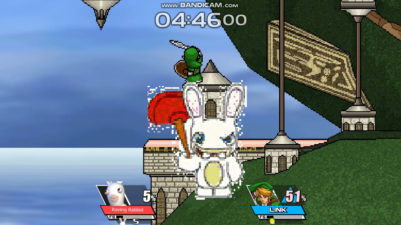 Super Smash Bros Crusade v0.9.4a Mods: Raving Rabbid Classic Mode - YouTube