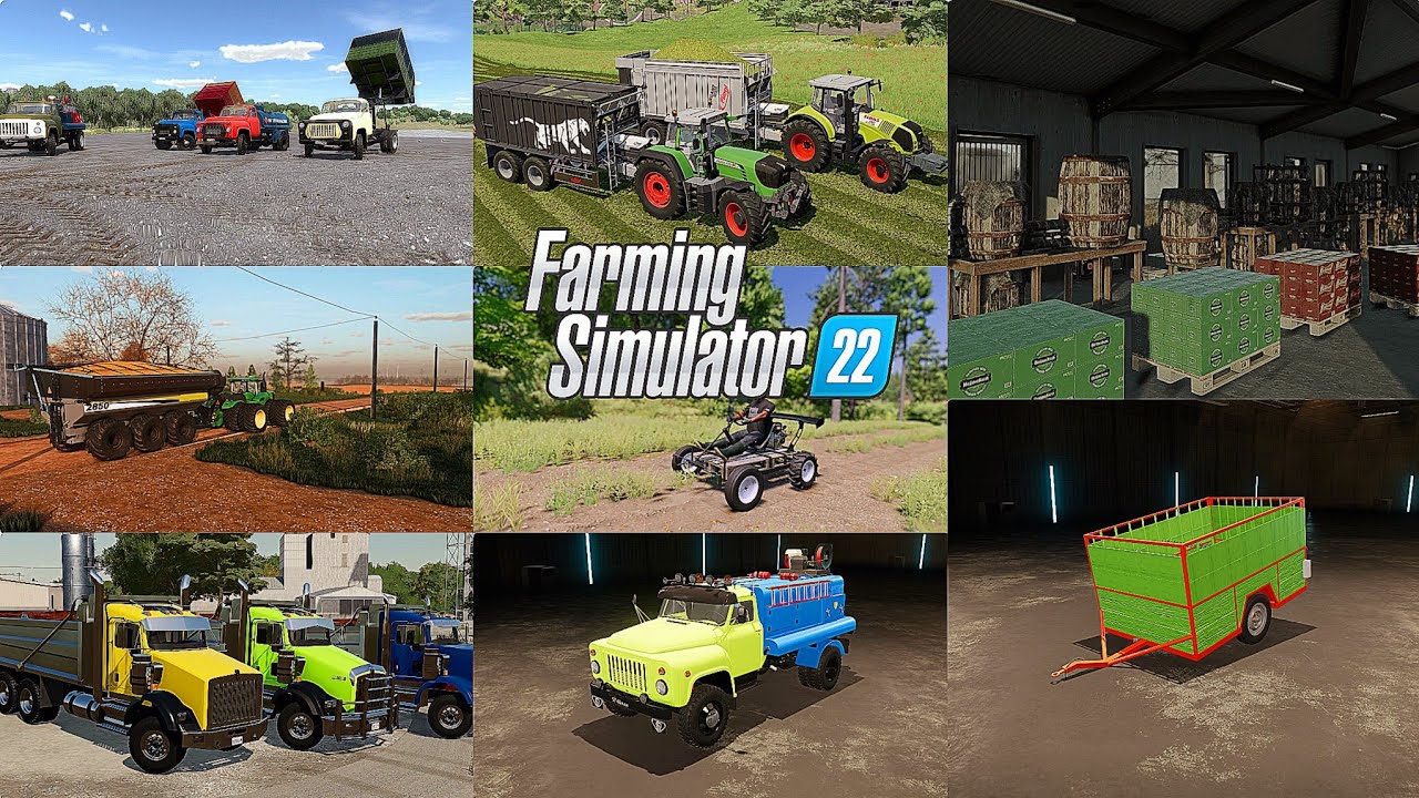 NEW MODS PREVIEW | DUMP TRUCK | GAZ TRUCKS | MOONSHINE PRODUCTION ...