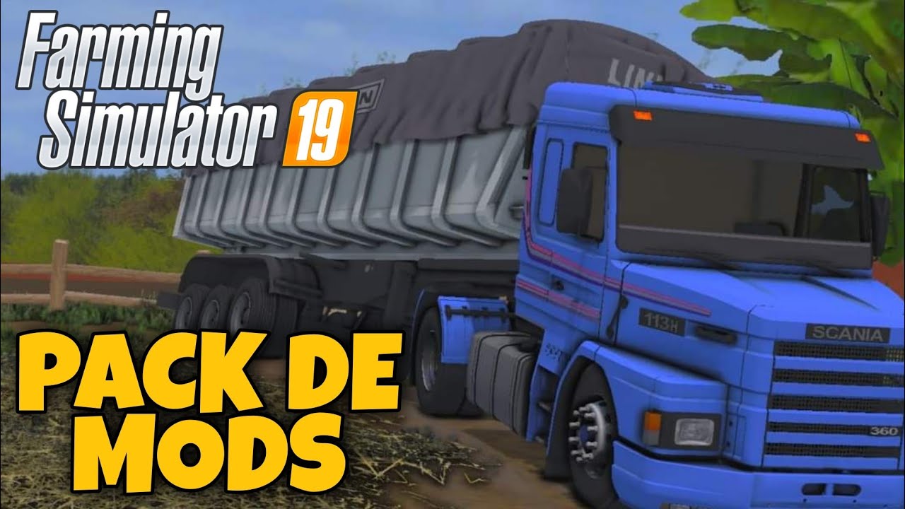 PACK DE MODS BRASILEIROS PARA FARMING SIMULATOR 19 | 9GB DE MODS - YouTube