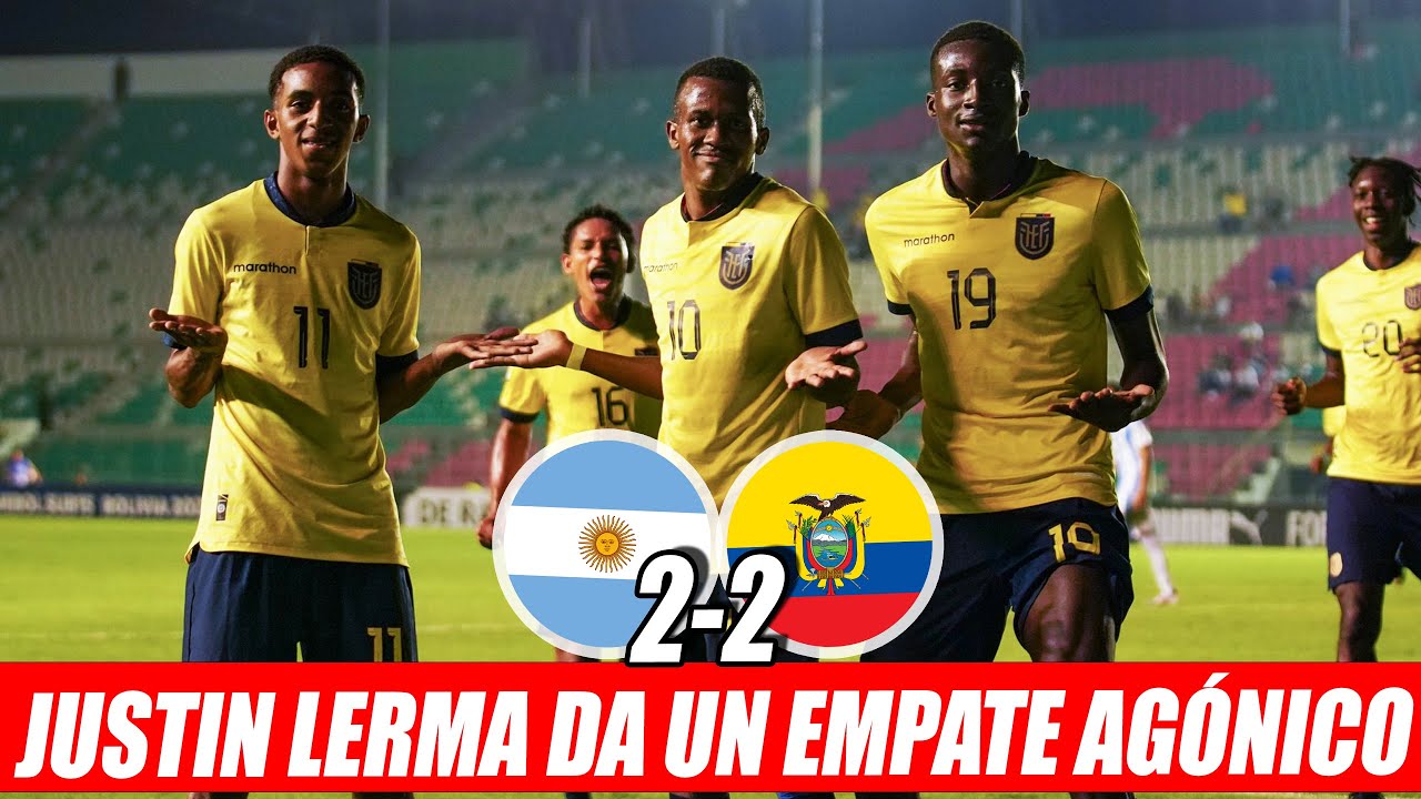RESUMEN y ANÁLISIS 🇦🇷 ARGENTINA 2-2 ECUADOR SUB15 🇪🇨 | 🔥 JUSTIN LERMA ...