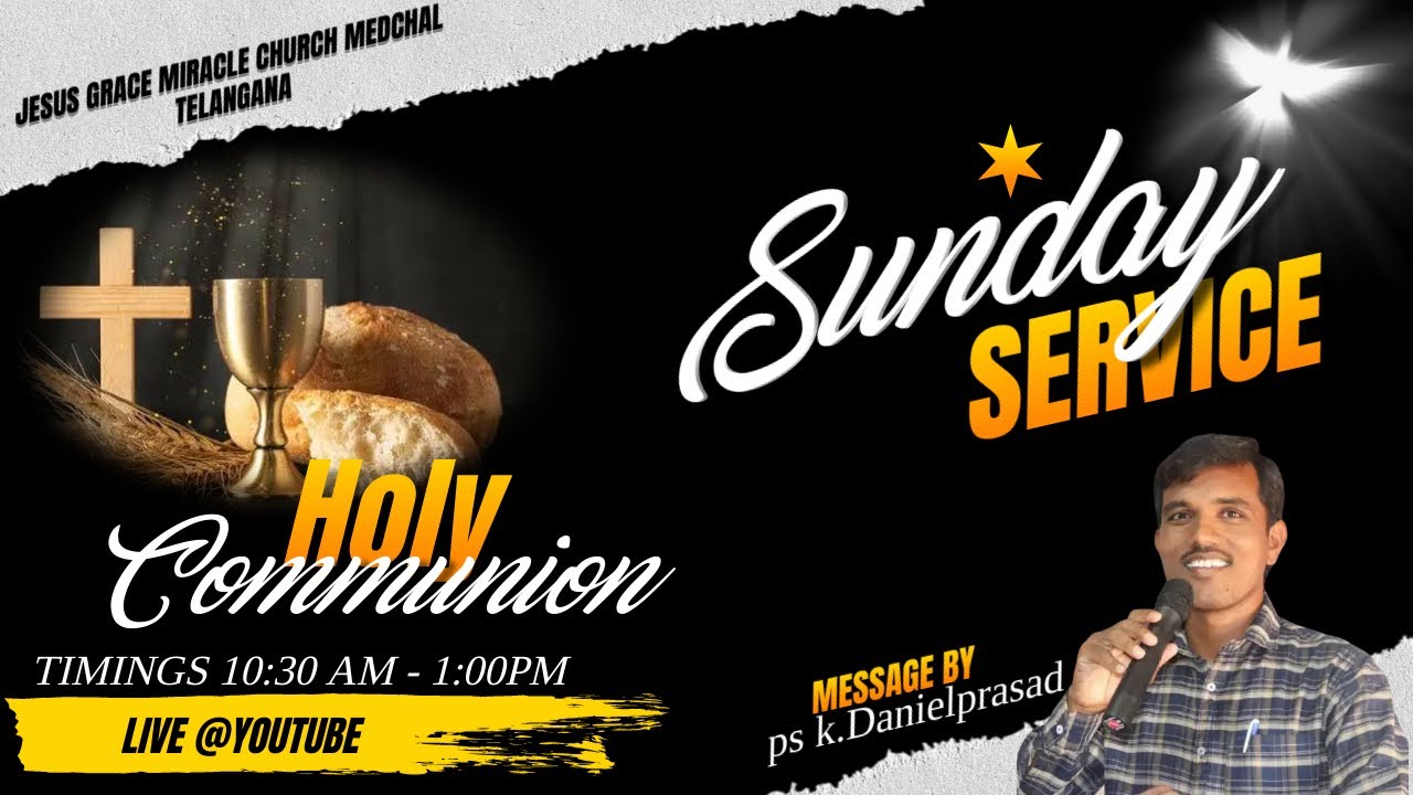 // JESUS GRACE MIRACLE CHURCH MEDCHAL TELANGANA // SUNDAY SERVICE ...