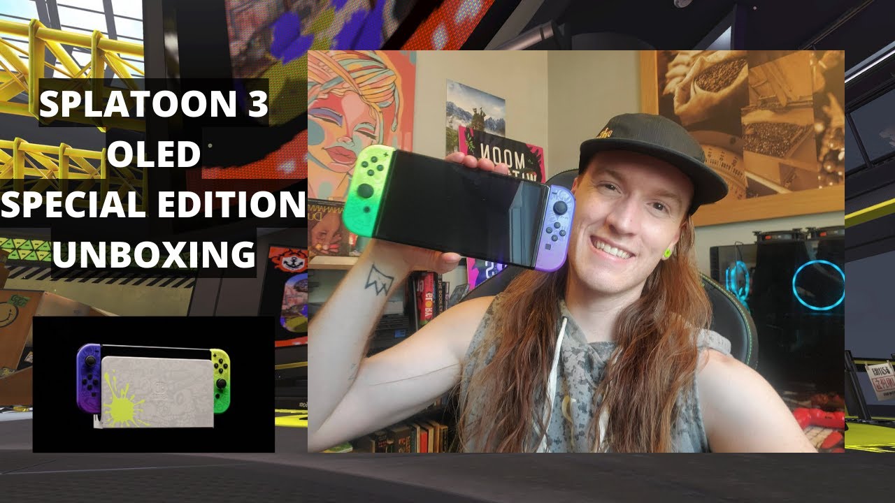 SPLATOON 3 OLED SWITCH UNBOXING - YouTube