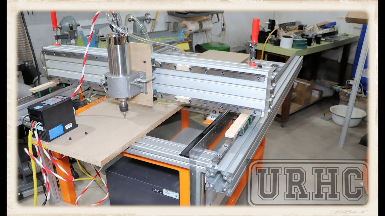 CNC Router Build Part2 Finishing The Base And Prototyping The Spindle ...