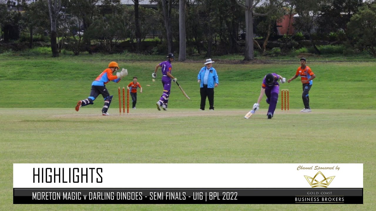 Moreton Magic v Darling Dingoes Semi Finals U16 BPL 2022 - YouTube
