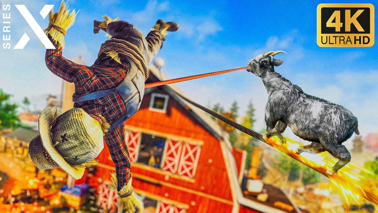 Goat Simulator 3 | Xbox Series X [4K 60FPS] - YouTube
