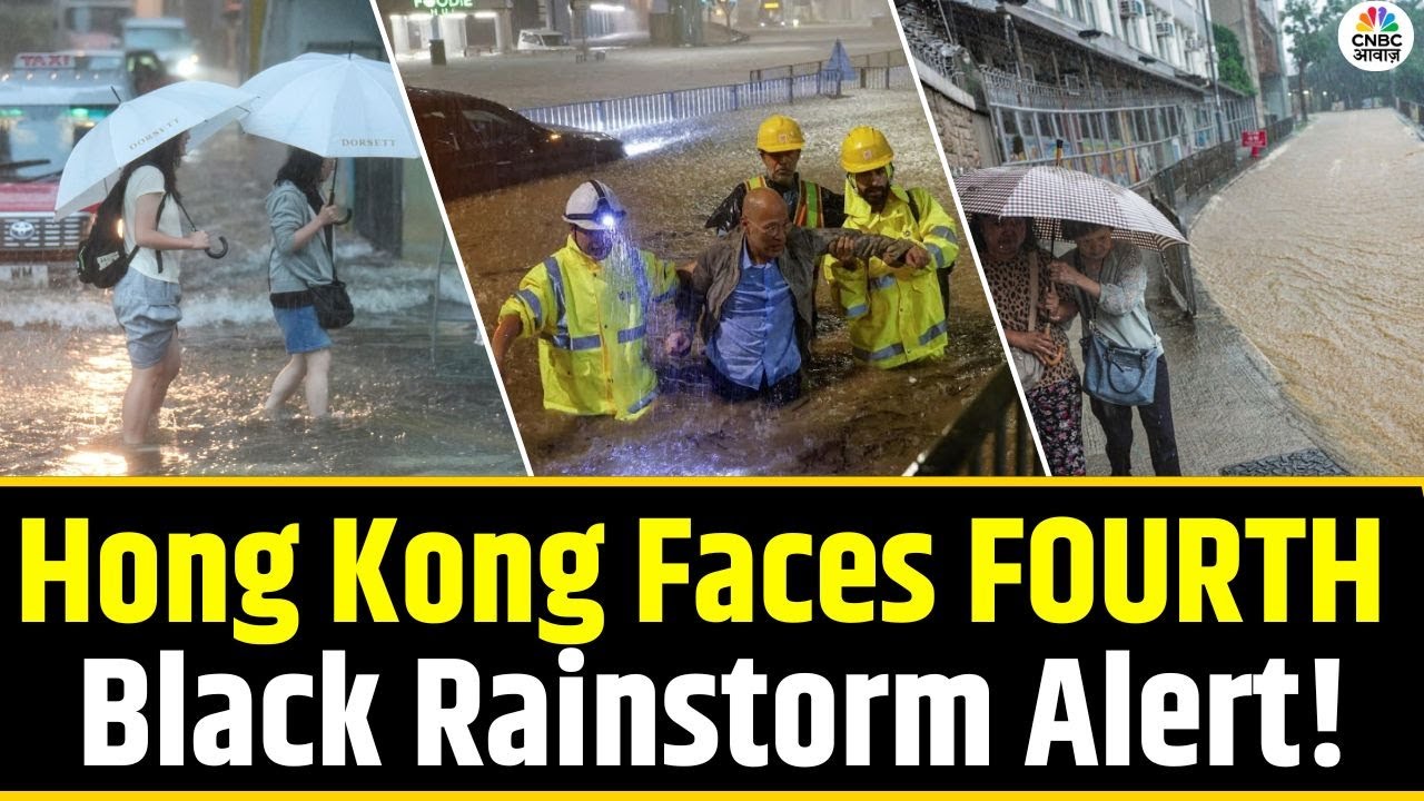 Hong Kong Faces FOURTH Black Rainstorm Alert! | City on EDGE Amid ...