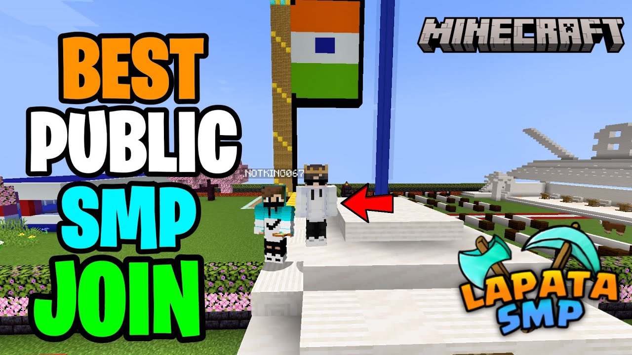 🚩 Join Best Survival Public Smp Server For Minecraft 🔱 | Java + PE | 24 ...